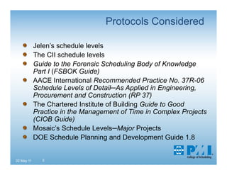 Schedule levels-as-presented 02-may11 | PDF