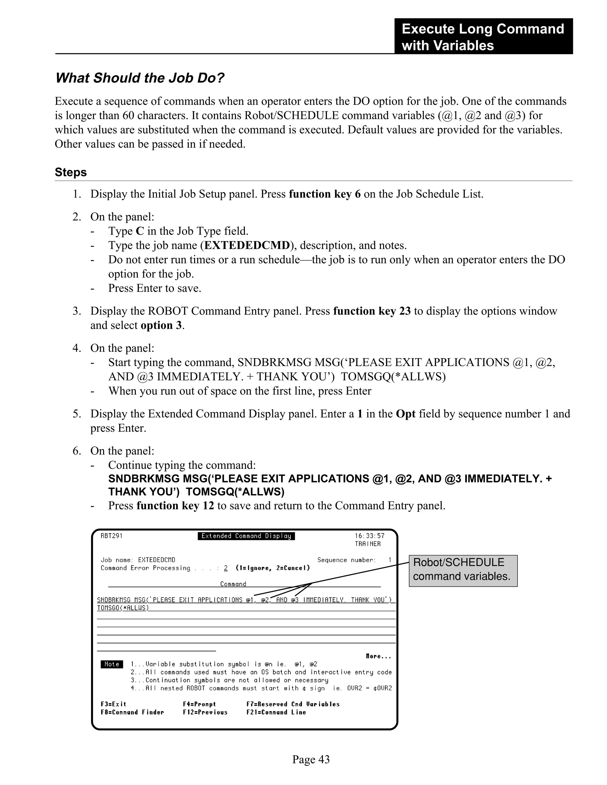 Robot job scheduler handbook | PDF
