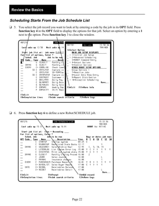 Robot job scheduler handbook | PDF
