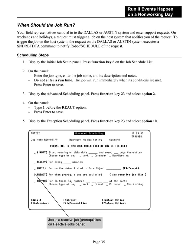 Robot job scheduler handbook | PDF | Desktop Publishing | Computer ...