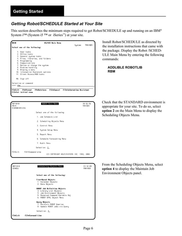 Robot job scheduler handbook | PDF | Desktop Publishing | Computer ...