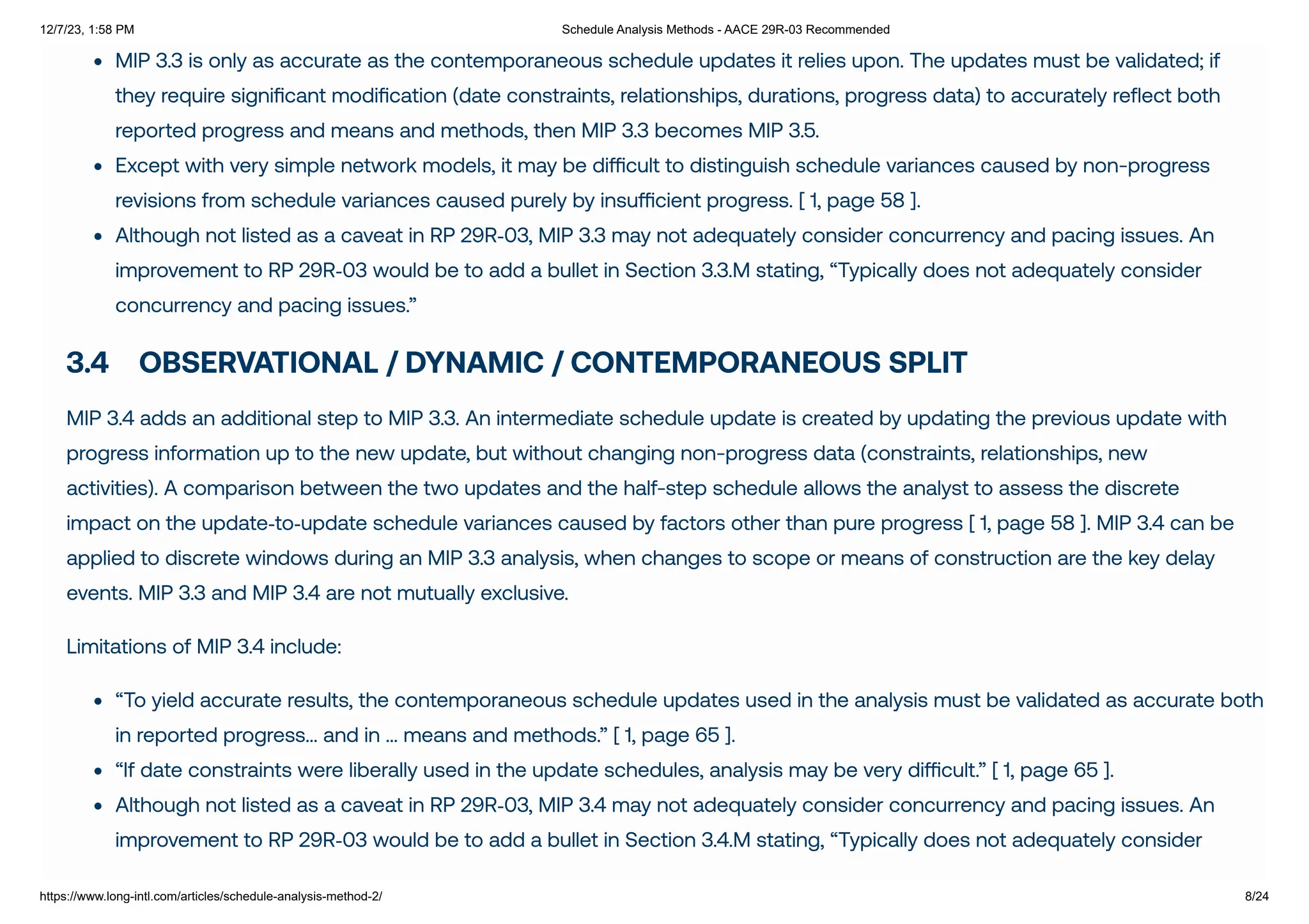 Schedule Analysis Methods - AACE 29R-03 Recommended.pdf