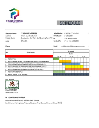 Schedule Coal Crusher.pdf
