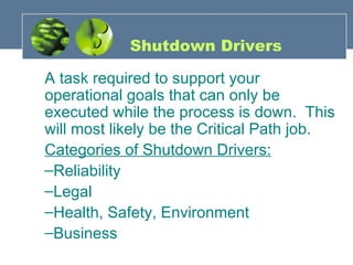 Scheduled Shutdown Maintenance | PPT
