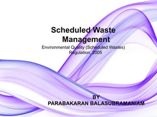 Scheduled Waste Management Training ( 1day).pptx