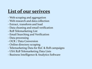 Scheduled Web Scraping | PPT