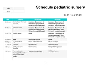 Schedule for pediatric surgery.pdf