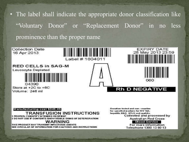 Schedule F: Part XII B of Drugs & Cosmetics Rule | PPTX | Blood ...