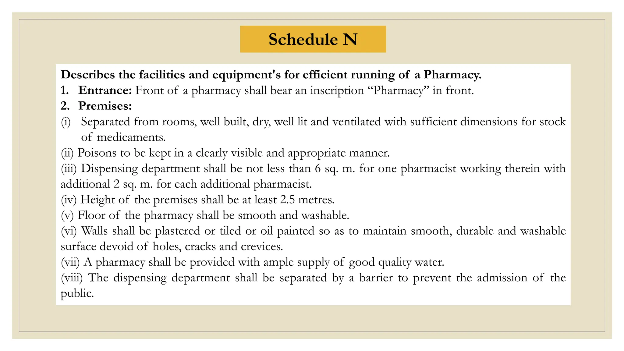 Schedule G, H, H 1, N. Drugs and cosmetics act 1940 and rules 1945 | PPTX