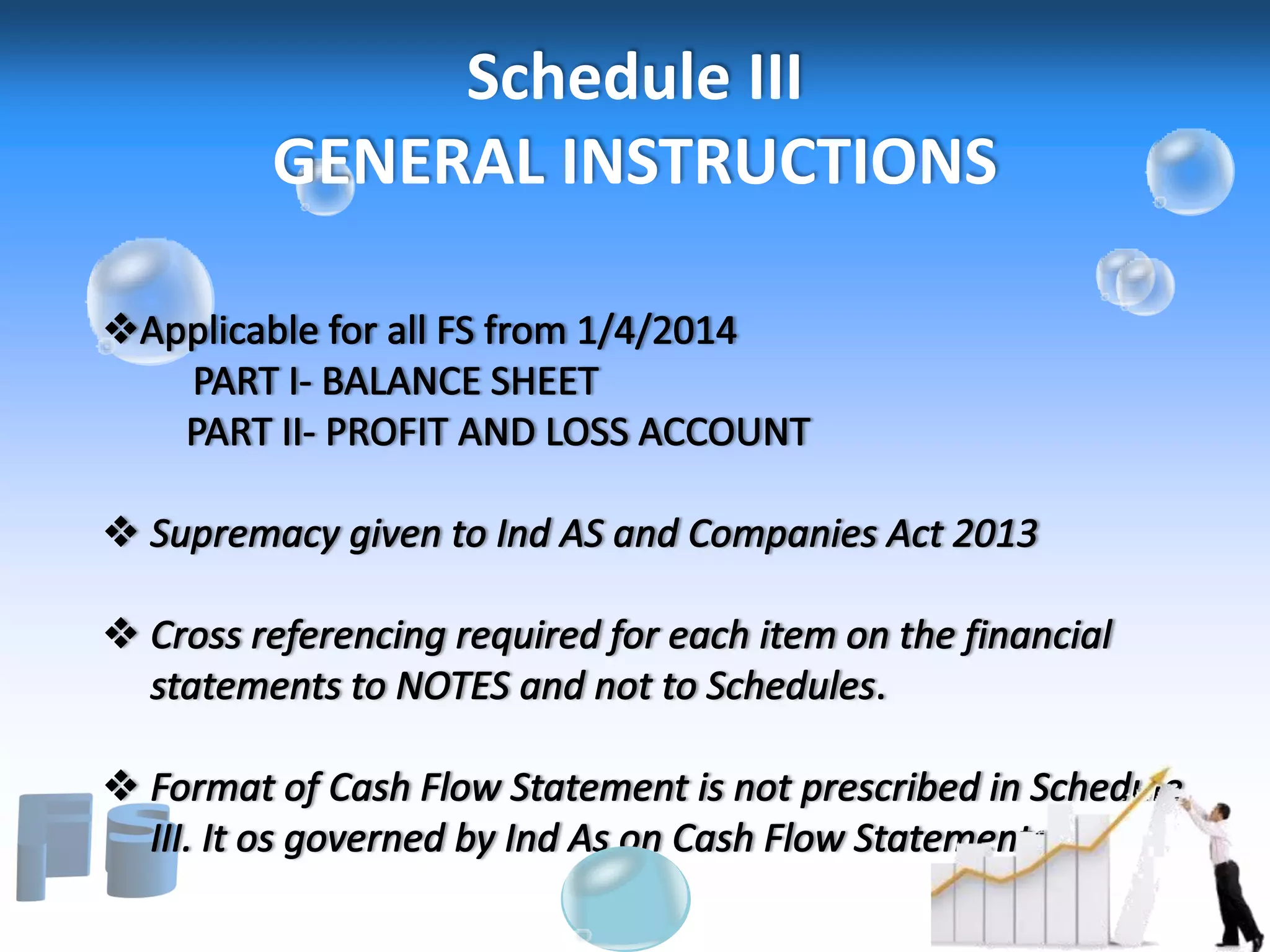 Schedule III of Companies Act 2013, India | PDF