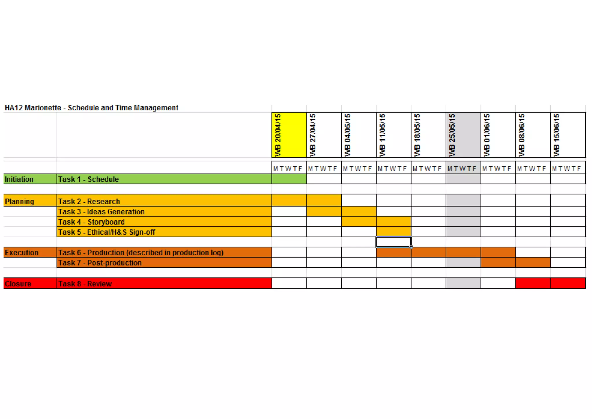 Schedule image | PPT