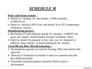 Schedule m | PPTX