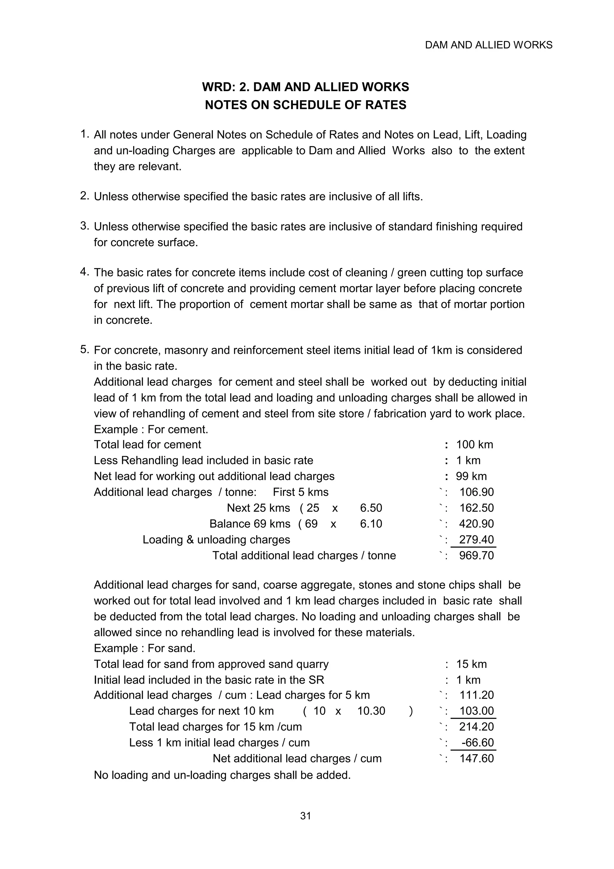 WRD Schedule of rates 2018 19 | PDF | Civil Engineering Industry ...