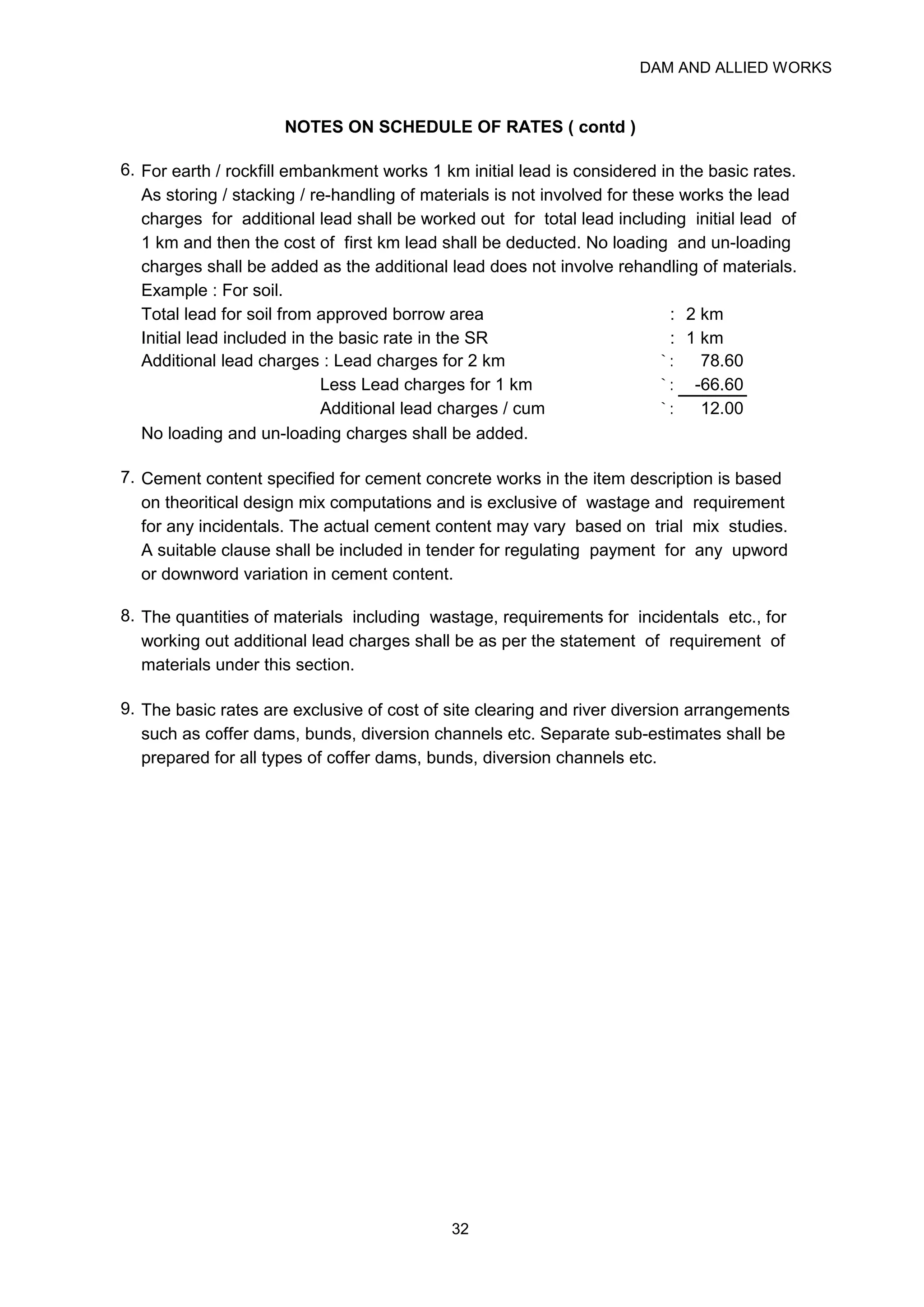 WRD Schedule of rates 2018 19 | PDF | Civil Engineering Industry ...