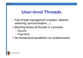 Scheduler activations | PPT