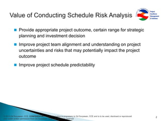 Schedule Risk Analysis | PPSX