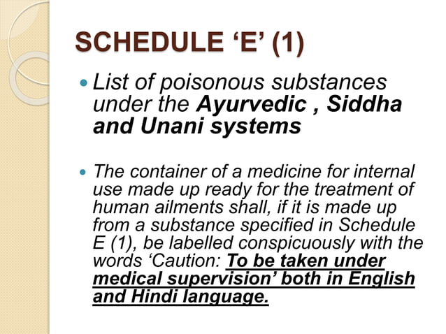 Schedules | PPTX | Pharmaceutical Drugs | Medical Health