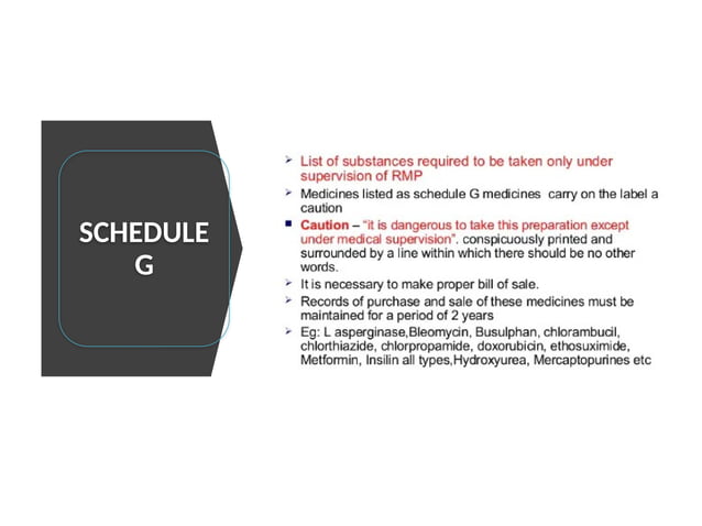Legal definations of Schedules to the act and rules.pptx