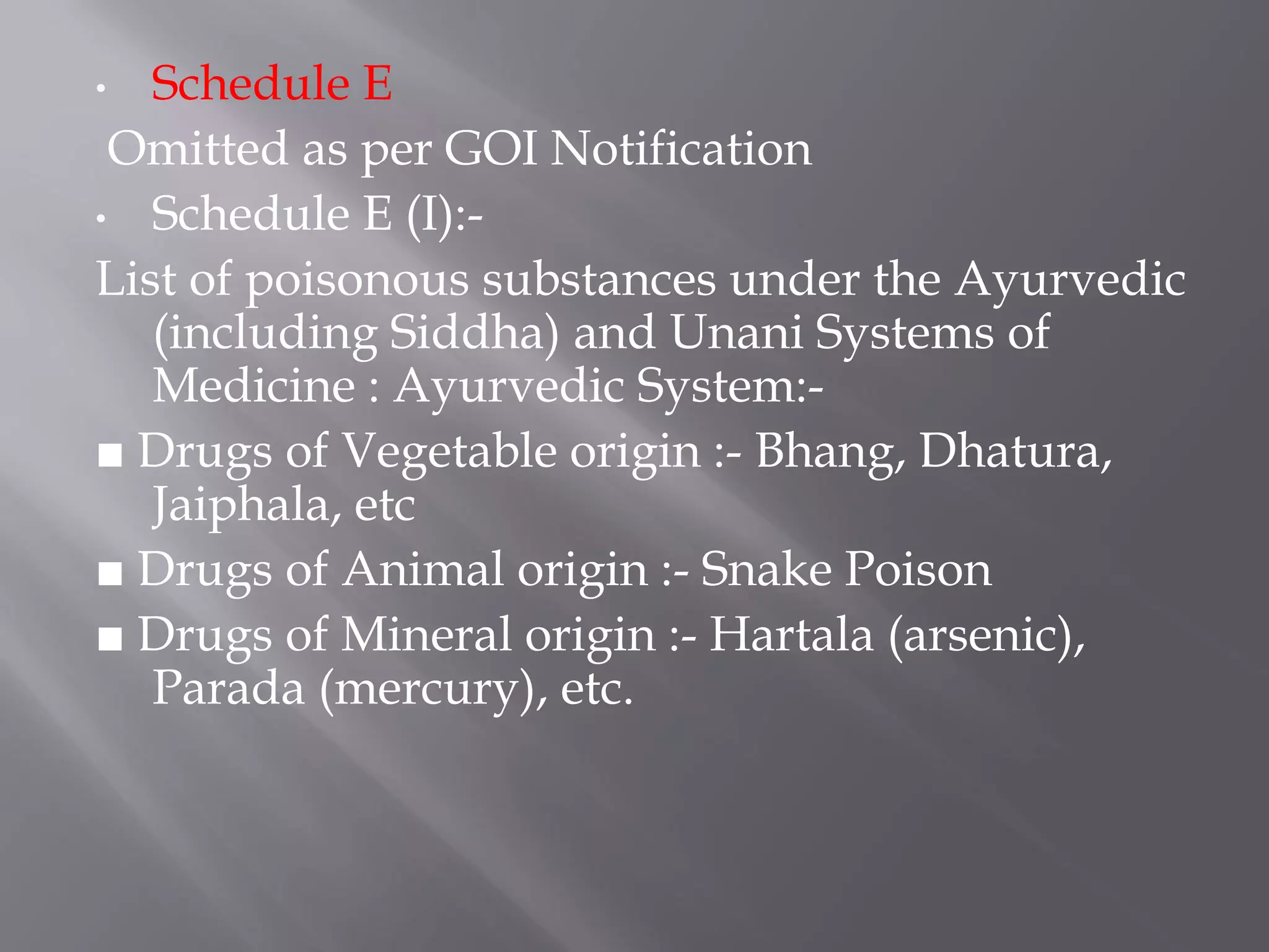 Schedules of drugs | PDF