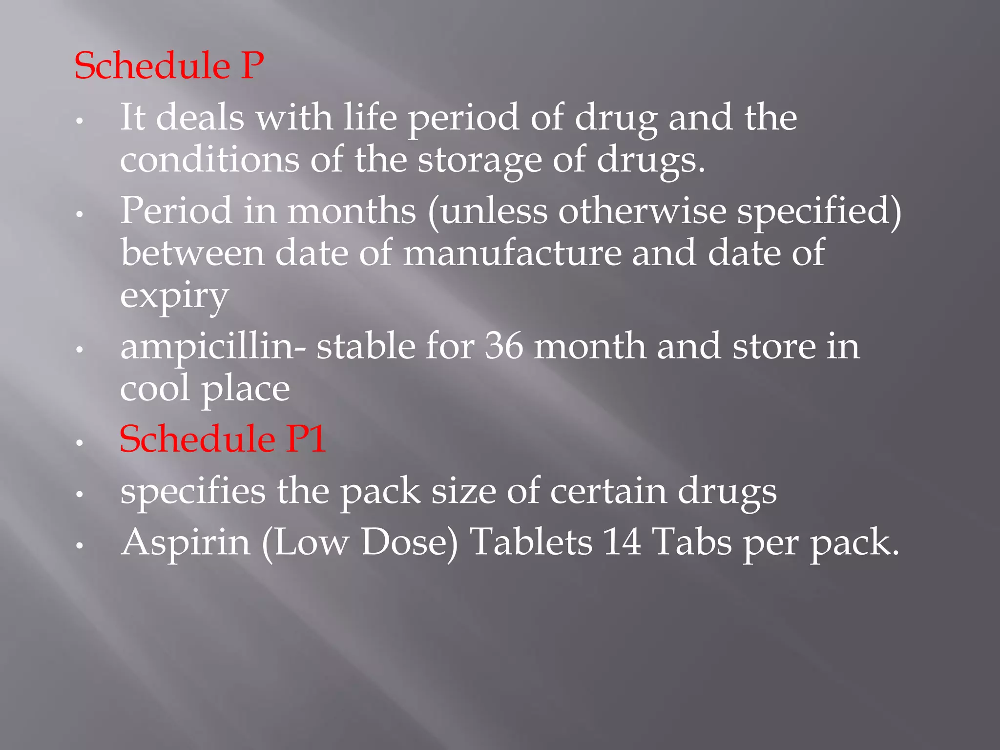 Schedules of drugs | PDF