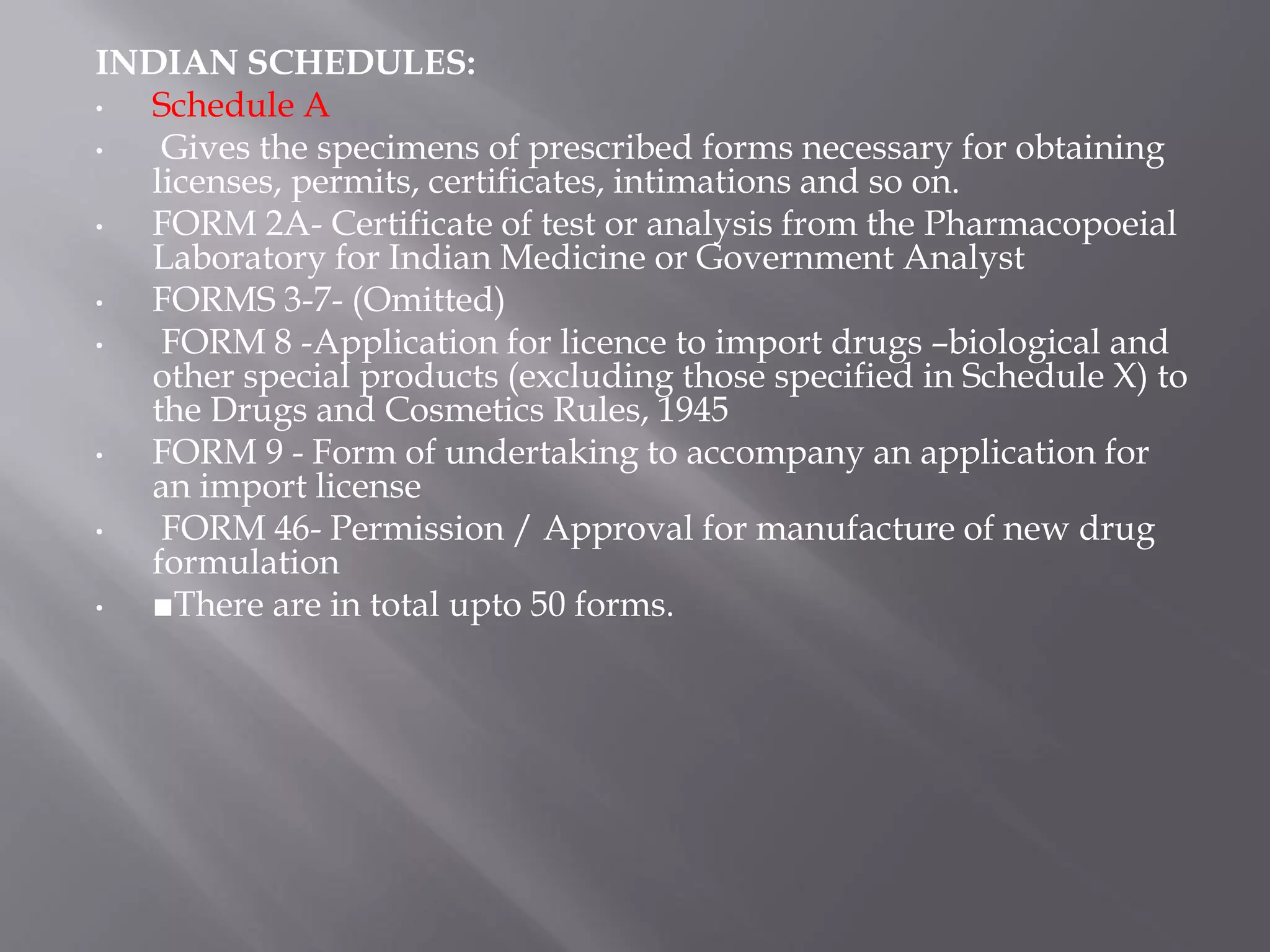 Schedules of drugs | PDF