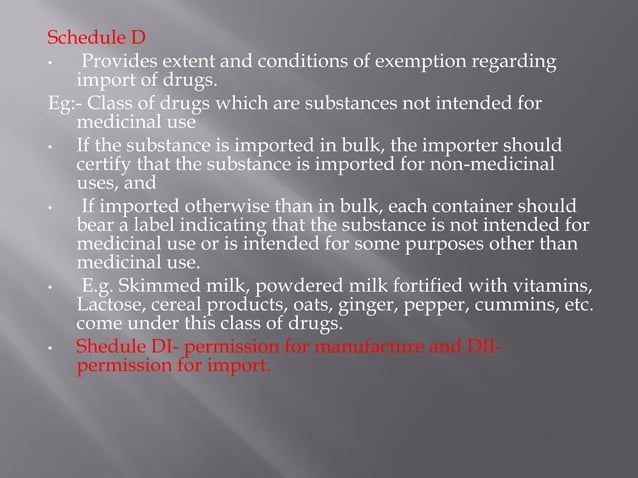 Schedules of drugs | PDF