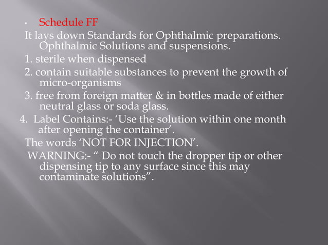 Schedules of drugs | PDF