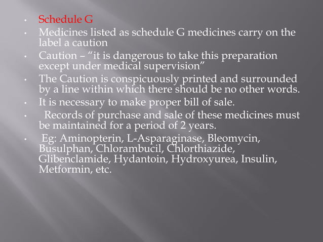 Schedules of drugs | PDF