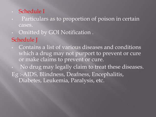 Schedules of drugs | PDF