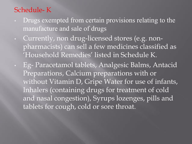 Schedules of drugs | PDF