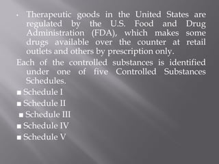 Schedules of drugs | PDF