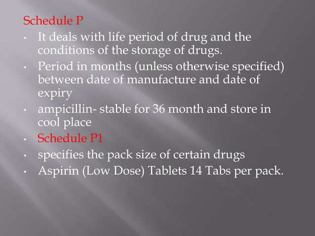 Schedules of drugs | PDF