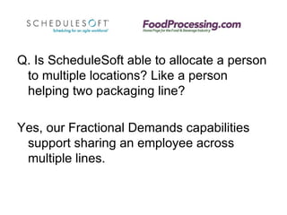 Q&A: How Nestle Pizza Improved Efficiency with Workforce Scheduling | PPT