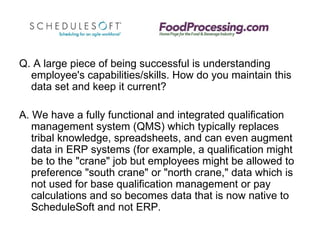 Q&A: How Nestle Pizza Improved Efficiency with Workforce Scheduling | PPT