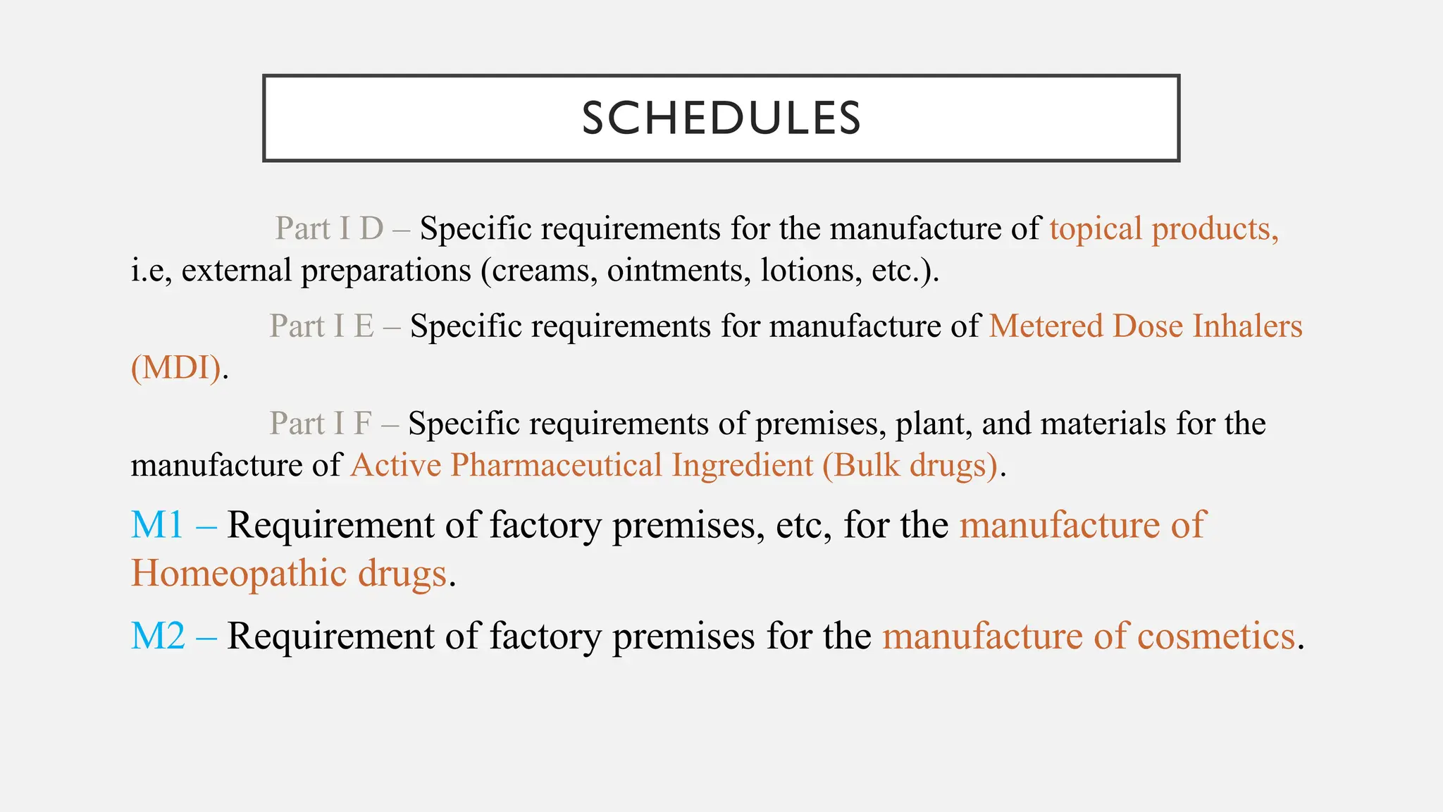 ALL SCHEDULES UNDER DRUGS AND COSMETICS ACT,.pptx
