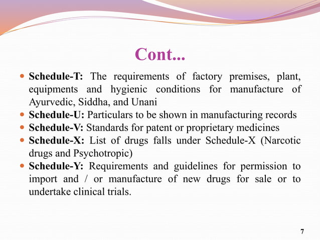 Schedule Y | PPTX | Pharmaceutical Drugs | Medical Health