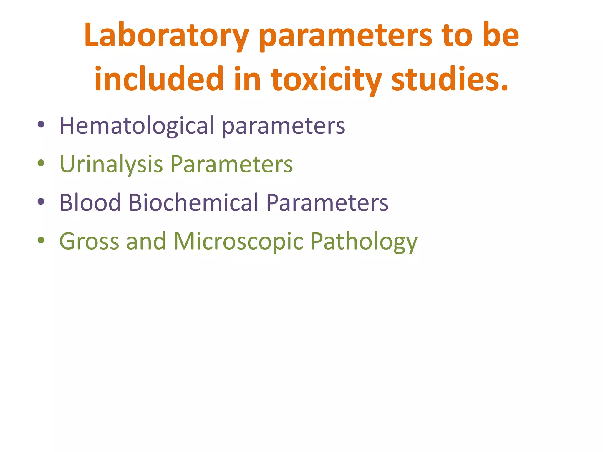 Schedule y for toxicity studies | PPTX