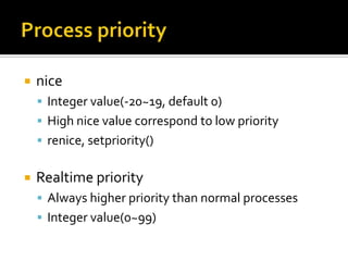 Linux Process & CF scheduling | PPTX | Operating Systems | Computer Software and Applications