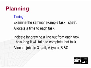 Scheduling And Timing | PPT