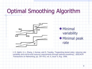 Scheduling for VBR Video Streaming | PPT