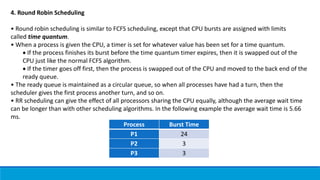 Scheduling algorithms | PPTX