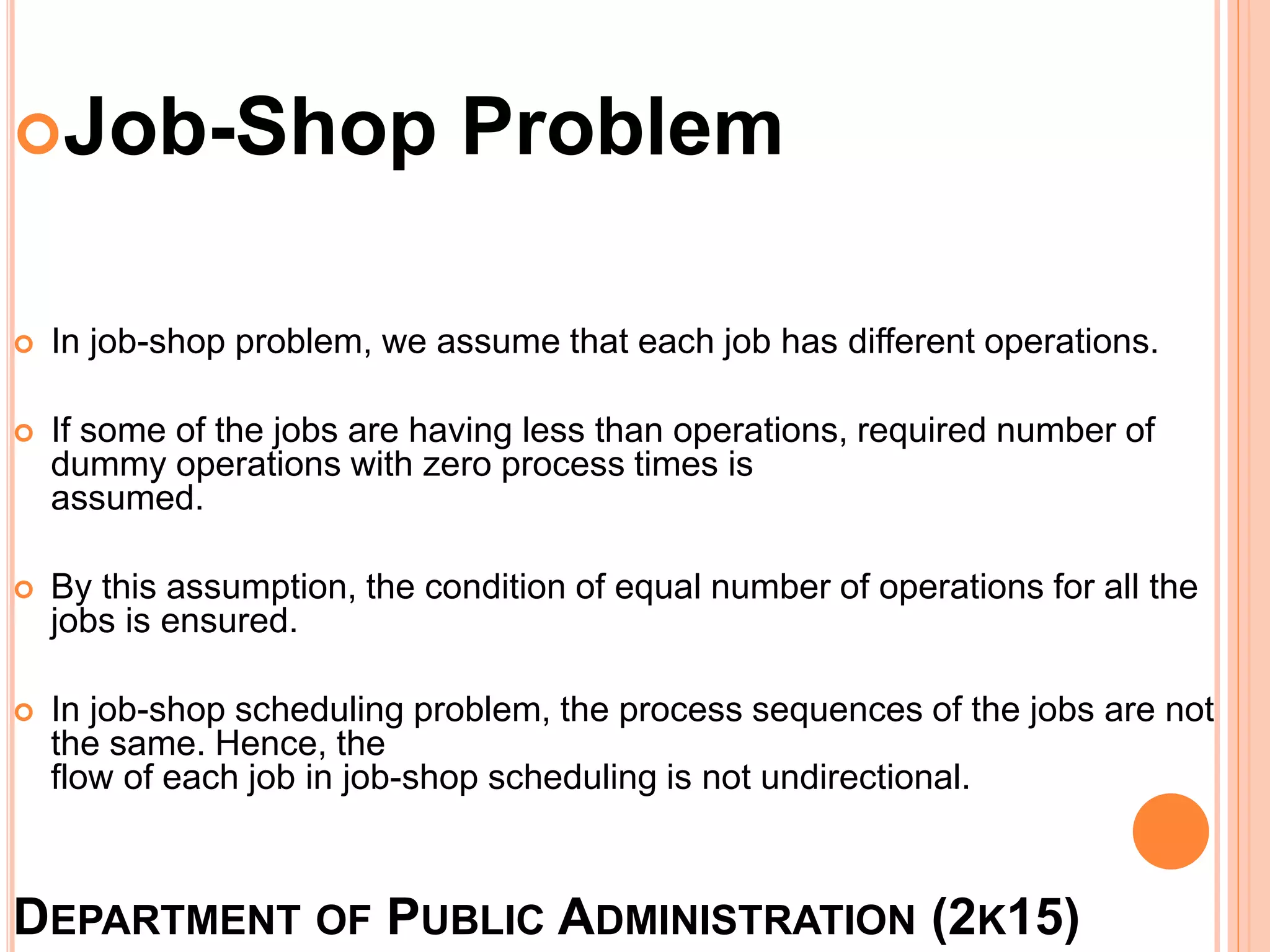Scheduling and controlling production activities | PPTX