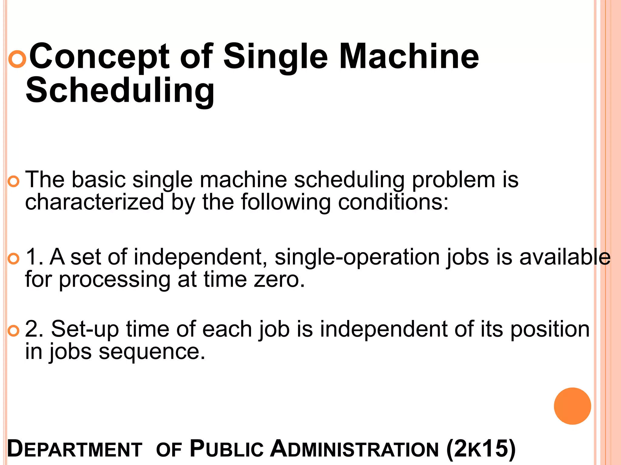 Scheduling and controlling production activities | PPTX | Technology & Computing