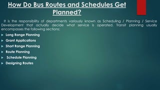 Scheduling and how scheduling in best buses | PPTX