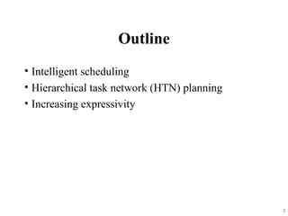 Scheduling And Htn | PPT