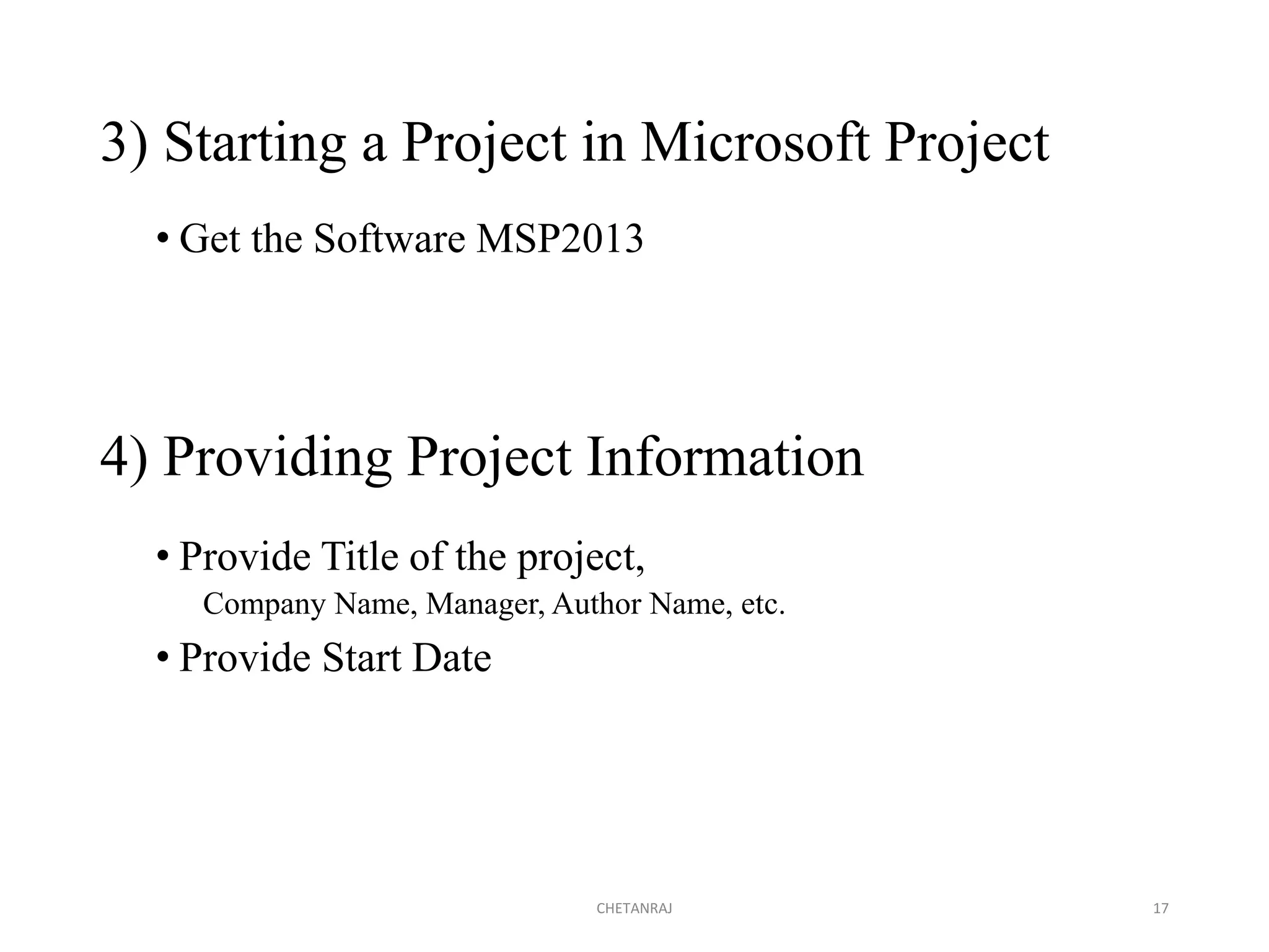 Scheduling by using microsoft project 2013 | PDF