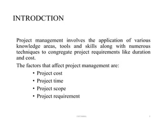 Scheduling by using microsoft project 2013 | PDF