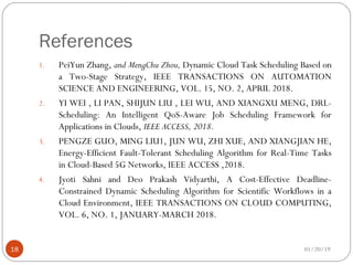 Scheduling in cloud | PPT