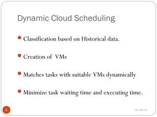 Scheduling in cloud | PPT