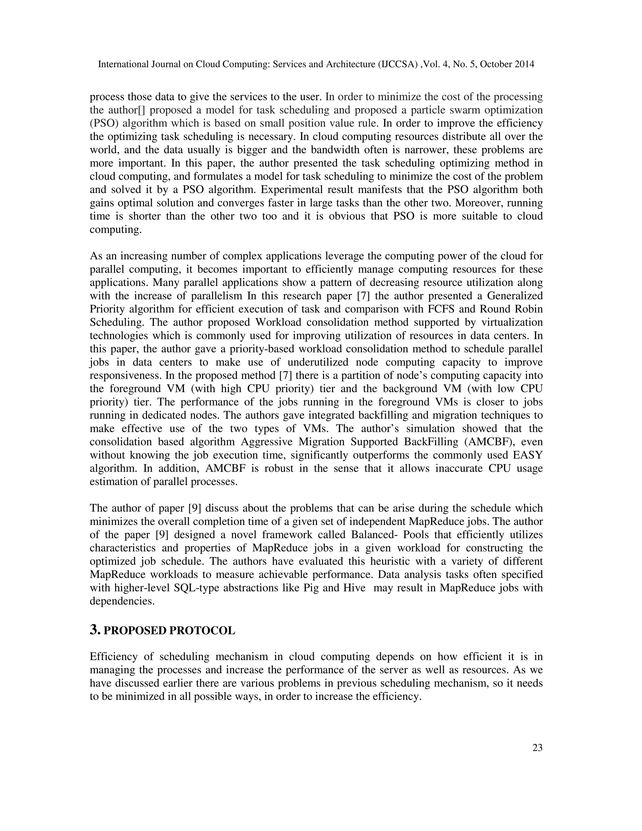 Scheduling In Cloud Computing Pdf